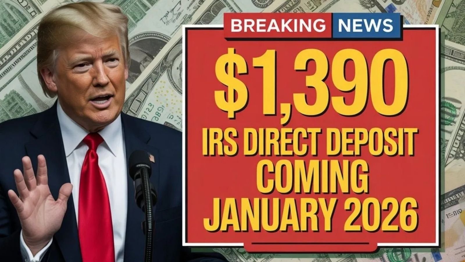 $1,390 IRS Direct Deposit Coming January 2026: Who Qualifies - Times Of USA